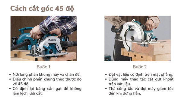 Những điều cần biết về máy cắt góc 45 độ - Review